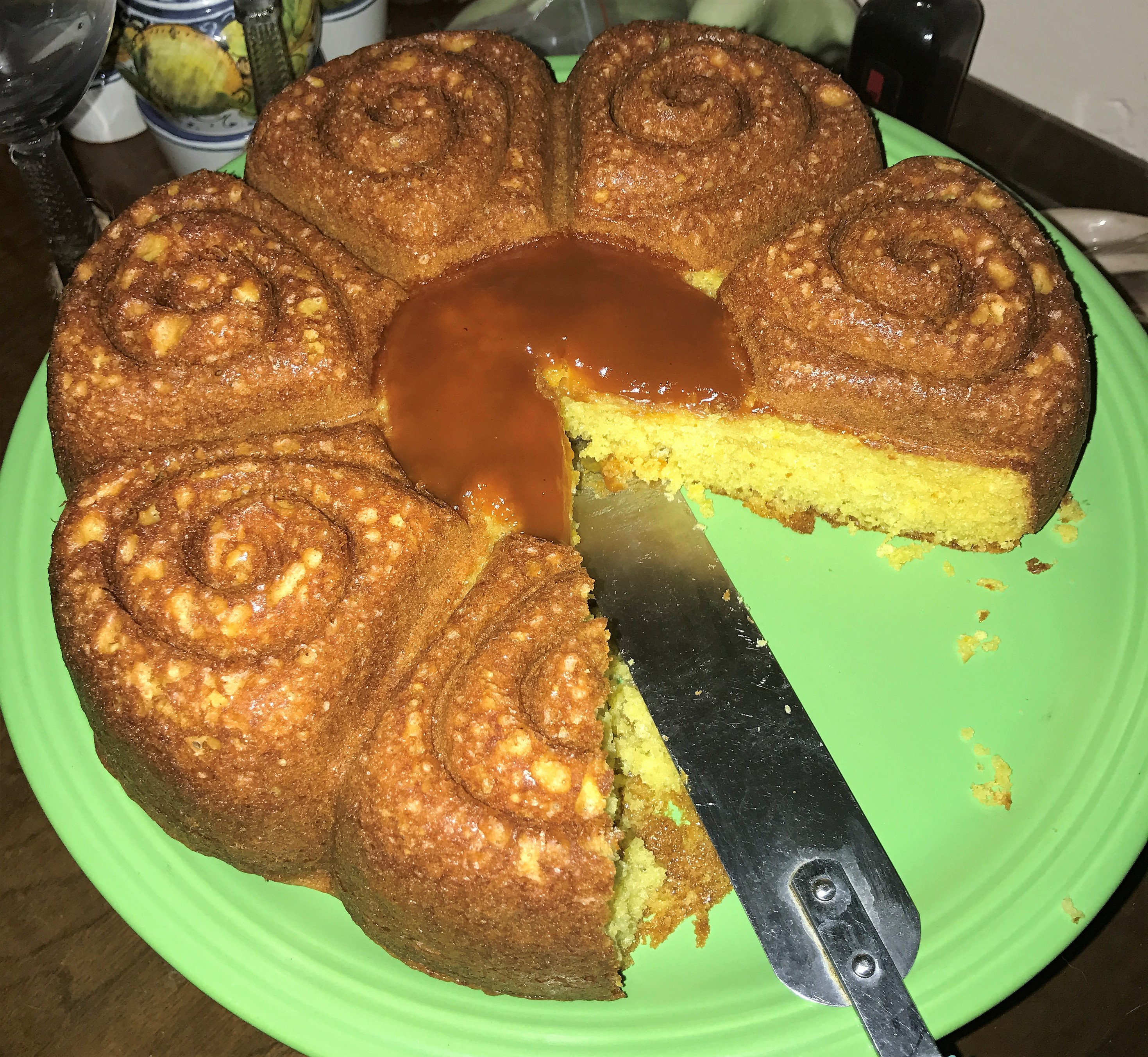 One Bowl One Pan Easy Bundt Pudding Cake | templeofthetongue